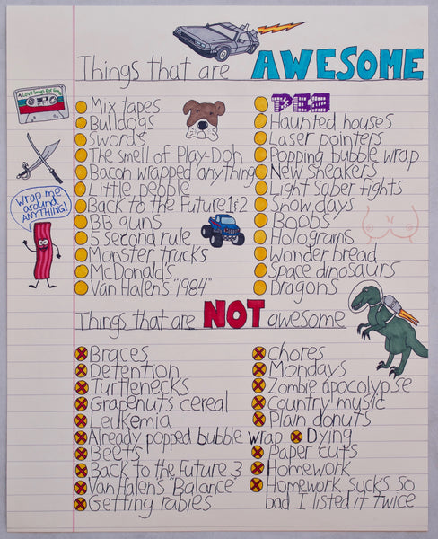 Awesome Things 2 - Limited Edition Print – Art Unified