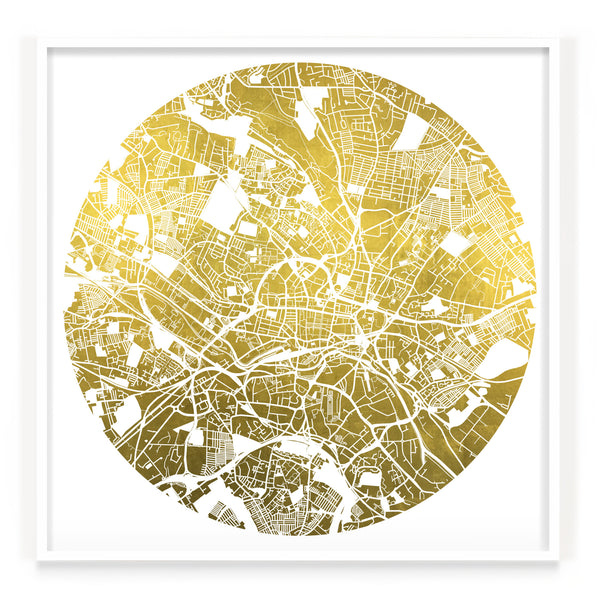 Mappa Mundi Leeds (24 Karat Gold) – Art Unified